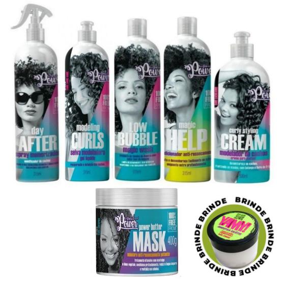 Kit Completo Soul Power Curly Styling + Modeling Curls + Spray Day ...
