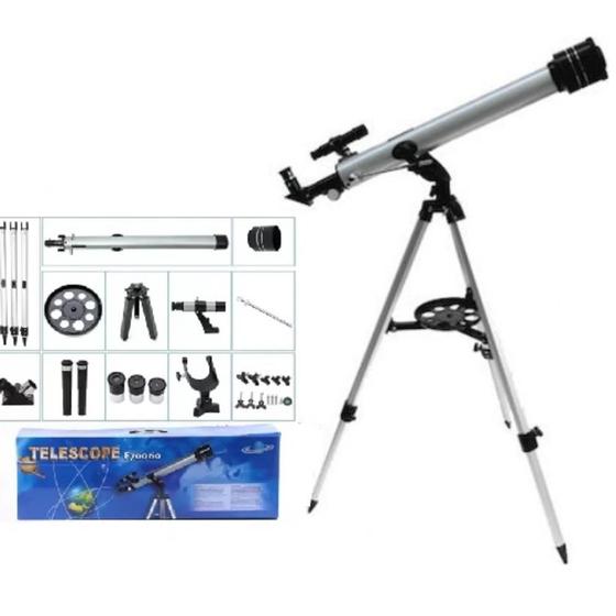 Kit completo telescopio 60cm profissional lentes luneta refrator 525x ...