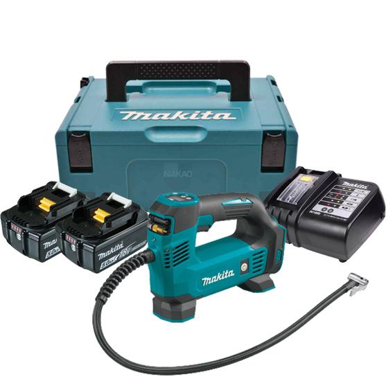 Kit Compressor de Ar Portátil DMP180Z Makita e 2 Baterias e Carregador ...