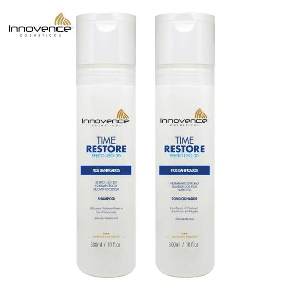 Kit Condicionador + Shampoo Restaurador Time Restore - 300Ml ...