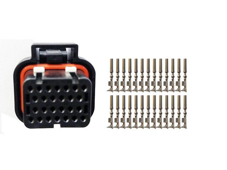 Kit Conector AMP 26 vias para ECU Haltech Motec Emtron Adaptronic Vipec ...