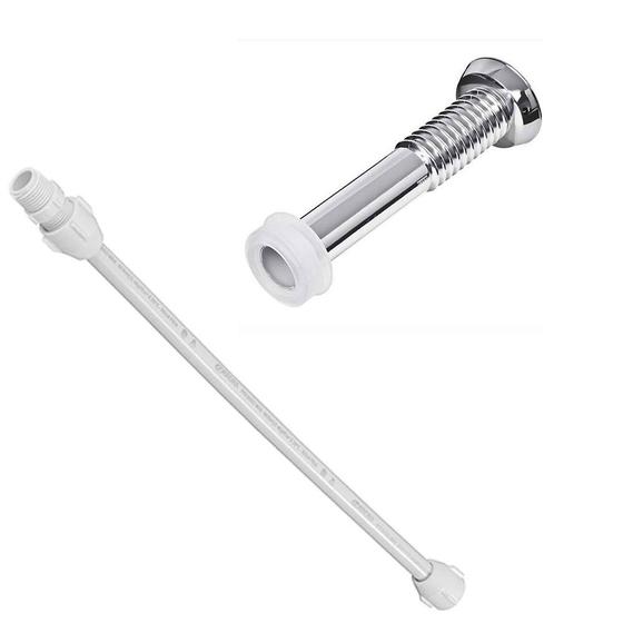 Kit Conexão P/ Instalação De Vaso Sanitário e Lavatório Pia Engate e ...