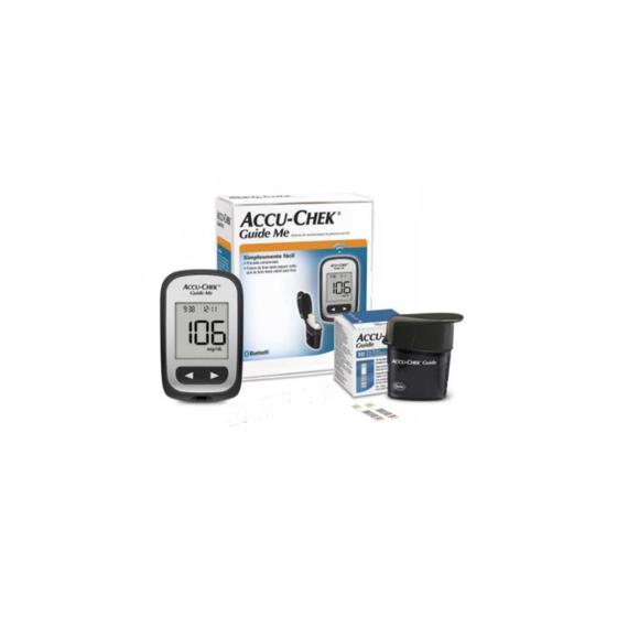 Kit Controle De Glicemia Accu Chek Guide Me - Accuchek - Tiras para ...