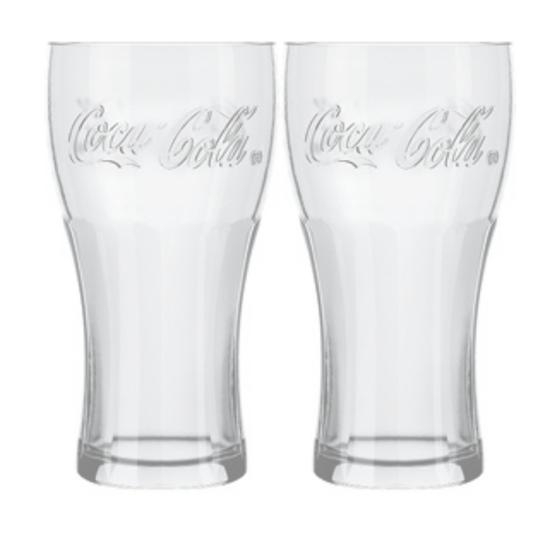 Kit Copo Coca-Cola Contour De Vidro 300ML Nadir Figueiredo 2Un - NADIR ...