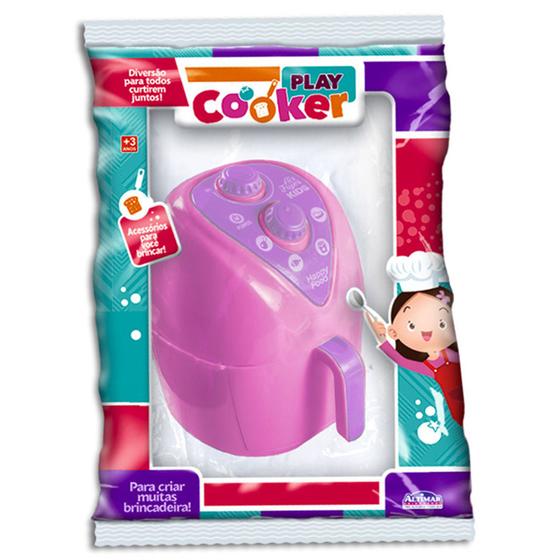 Kit cozinha infantil com fritadeira air fryer play cooker - Altimar ...