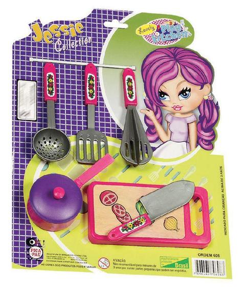 Kit Cozinha Panelinha Jessie Collection - Pica Pau - Pica-pau - Cozinha ...