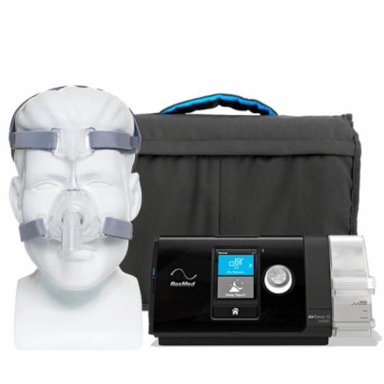Kit CPAP Airsense S10 Elite com Umidificador - ResMed + Máscara Nasal ...