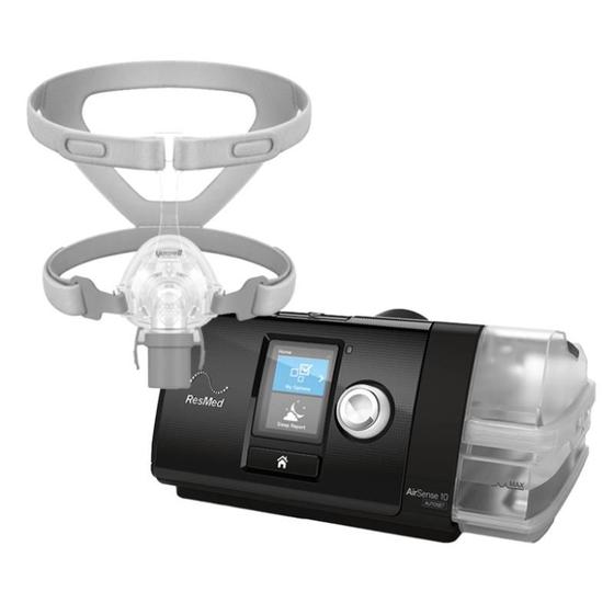 Kit CPAP Airsense S10 Elite com Umidificador - ResMed + Máscara Nasal ...