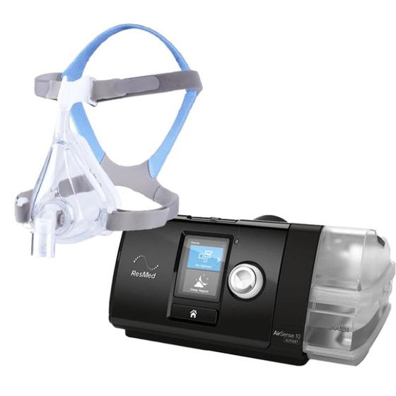 Kit CPAP Airsense S10 Elite com Umidificador - ResMed + Máscara ...