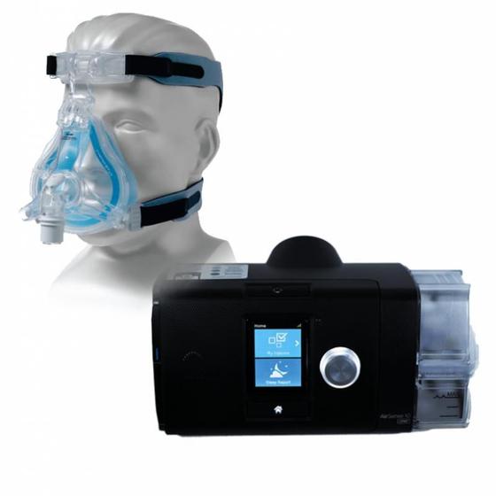 Kit CPAP S10 Básico com umidificador Resmed + Máscara oronasal ...