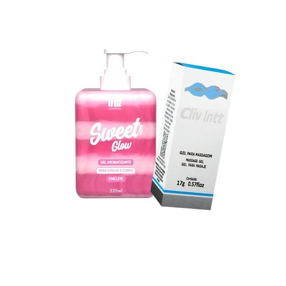 Kit Creme Hidratante Virilha Sabor Chiclete e Gel Lubrificante Anal ...