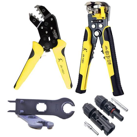 Kit Crimpador MC4 Desencapador Esticador Energia Solar - Paron / IWISS ...