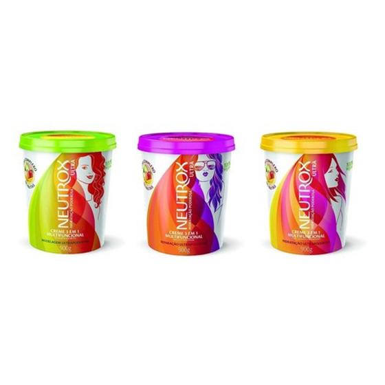 Kit cronograma neutrox ultra creme 3em1 hidratação, modelagem e ...