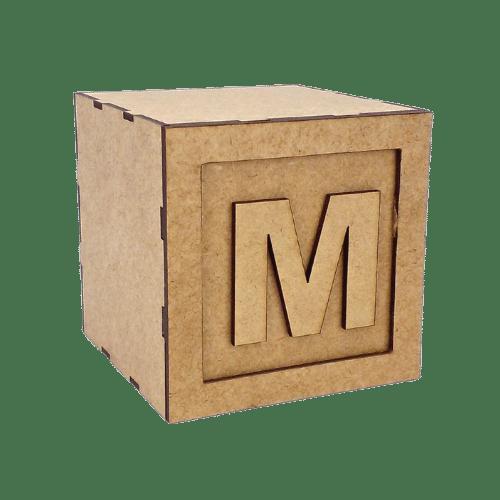 Kit Cubo Desmontável 8x8x8cm com Letra Arial Black - Art & Hobby ...