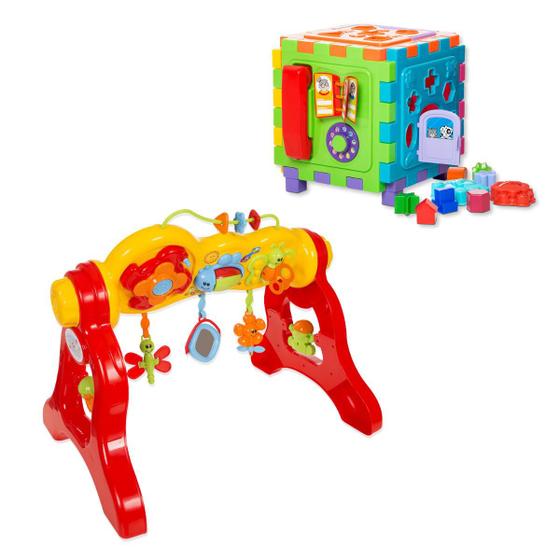 Kit Cubo Pedagógico Gigante Criança e Centro de Atividades Didática ...