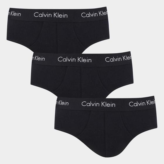 Kit Cueca Calvin Klein Slip com 3 Peças - Cueca - Magazine Luiza