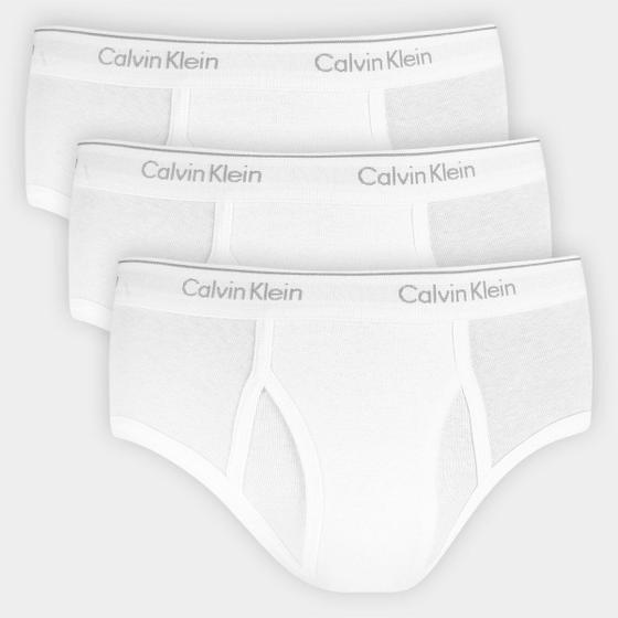 Kit Cueca Slip Calvin Klein Brief Rib Masculina - Cueca - Magazine Luiza