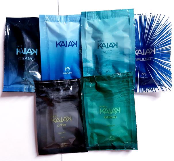 Kit de 5 Amostras de Perfumes kaiak Masculino 1ml. - Natura - Kit de Perfume - Magazine Luiza