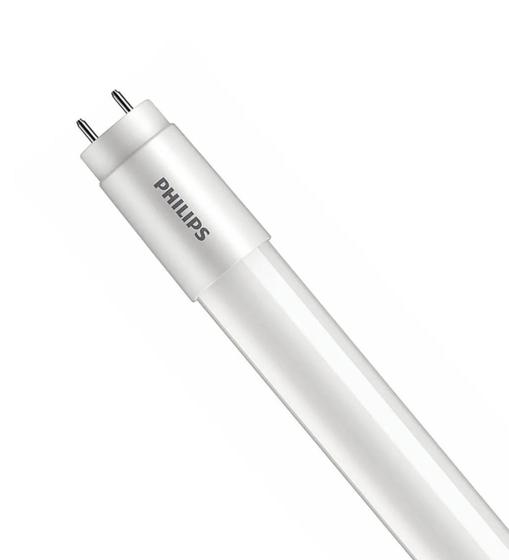 Kit de 5 lampada led tubular t8 philips virdo 9w 65000k branca frio 60cm 900lm 1lado bivolt ...