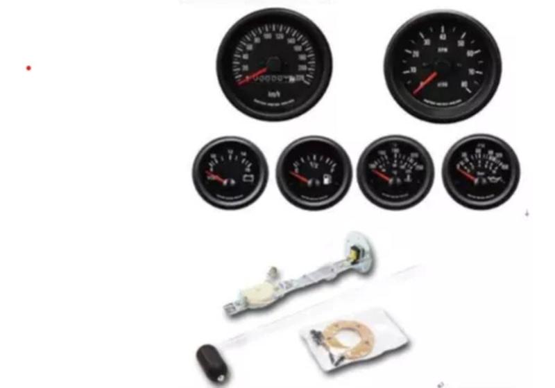 Kit De 6 Velocímetros Universal - Ideal Para Buggy-Fusca-Etc - Motor ...