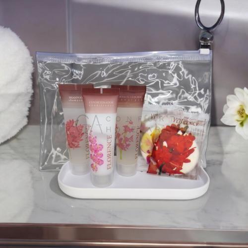Kit de Amenities para Hotel c/ 5 itens Florence Orquídeas Realgems ...