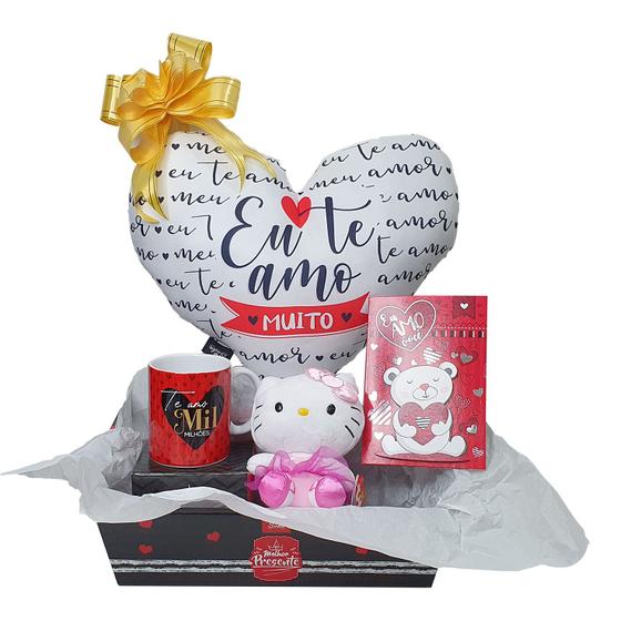 Kit De Amor - Dia Dos Namorados Presente Pelúcia Hello Kitty - Sude ...