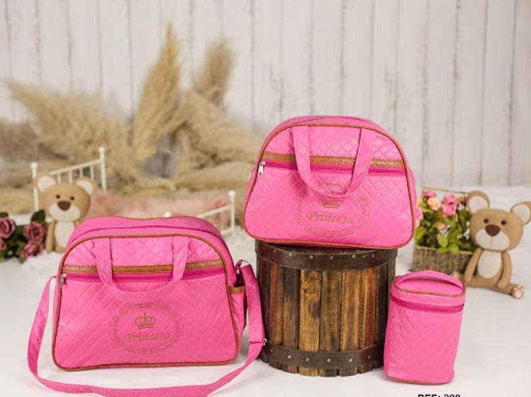 Kit de bolsas maternidade infantil - Doce encanto - Kit Bolsa ...