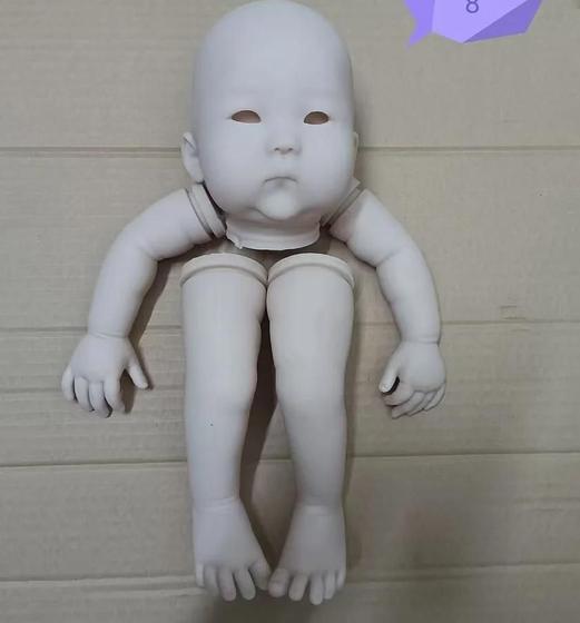 Kit De Boneca Reborn Bebê Asiático De 20 Polegadas DIY Peças Inacabadas ...