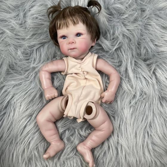 Kit De Boneca Reborn De Vinil Realista De 18 Polegadas Bettie Pintada ...