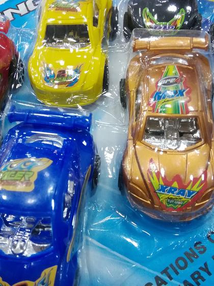 Kit de carro a ficção top 1(6 unidades) - Racing car super - Carrinho ...