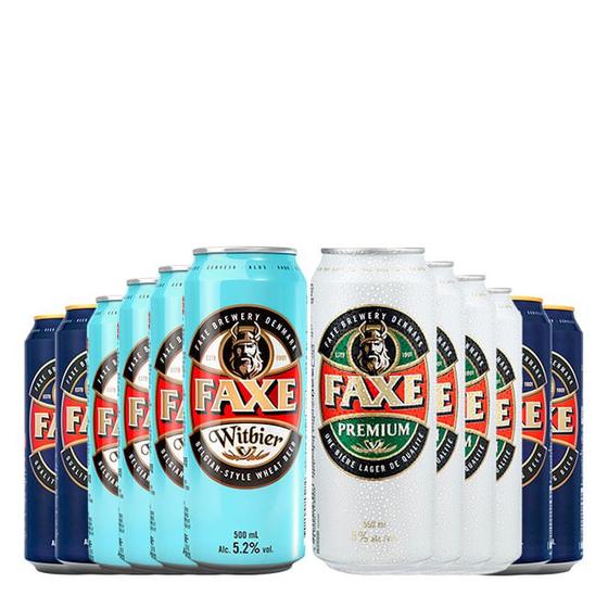Kit de Cervejas Faxe Viking 12 unidades - Cerveja - Magazine Luiza