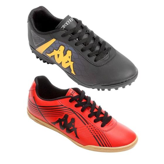 Kit de Chuteiras Kappa Society e Futsal - Torpedo/Movement - Calçados ...