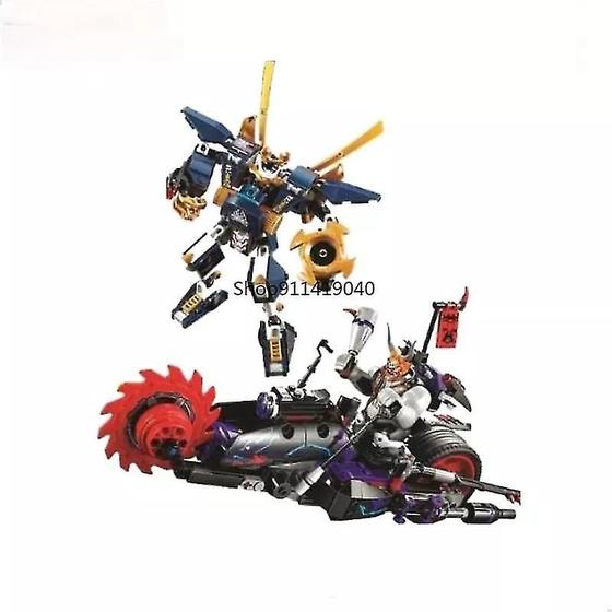 Kit de Construção Ninjago Killow vs. Samurai X Mecha - 565 Peças ...