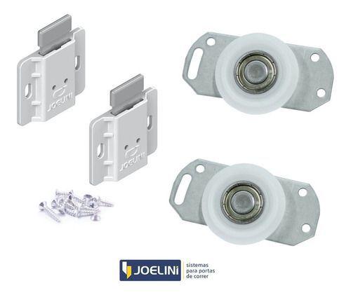 Kit De Correr Rodinha De Guarda Roupa Guia Superior De Mola - JOELINI - Guarda-Roupa / Roupeiro ...