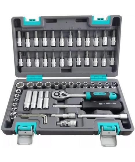 Kit de Ferramentas Stels 57 Peças com Caixa Plástica - Kit Ferramentas ...