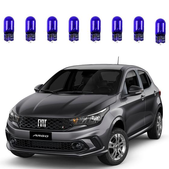 Kit De Lampada Led Fiat Argo 22 Teto Placa Ré - BR18 - Lâmpada para ...