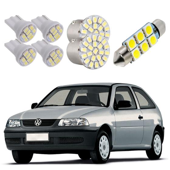 Kit De Lampada Led Gol G3 Teto Placa Ré - BR18 - Lâmpada Automotiva ...