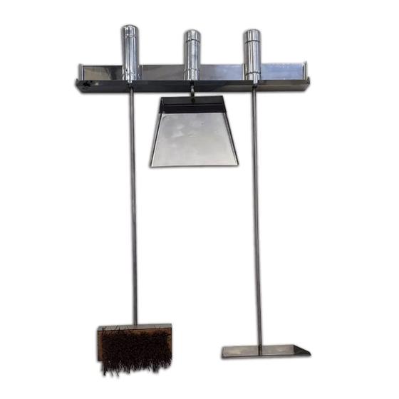 Kit de limpeza para churrasqueiras com suporte em INOX 430 - Major ...