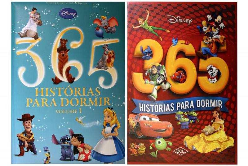 Kit de livros infantis - Disney 365 Histórias para Dormir - 2 vol ...
