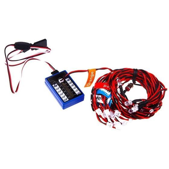 Kit De Luz Piscante 12 Ultra LED Para 1/10 1/8 RC Drift HSP TAMIYA CC01 ...