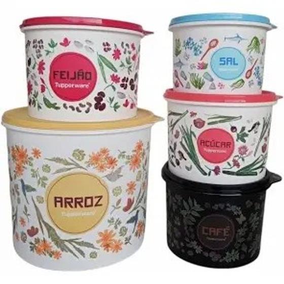 Kit de Mantimentos Floral Da Tupperware - Tupperware - Porta ...