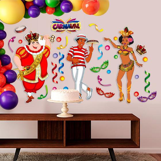 Kit de painéis para decoração Carnaval - Piffer - Kit Decoração de ...