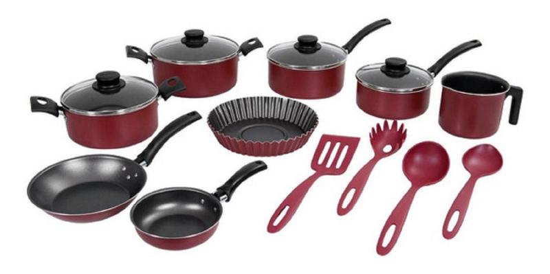 Kit De Panelas Tramontina 12 Peças Completo - Jogo de Panelas ...