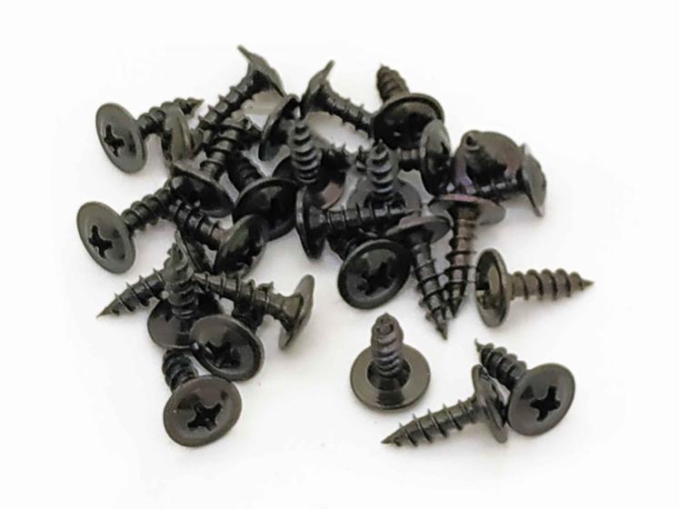 Kit de Parafusos Pretos para Cantoneiras 28 peças Philips Chipboard ...