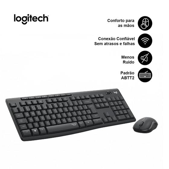 Kit de Teclado e Mouse sem Fio Logitech MK295 - Kit Teclado e Mouse - Magazine Luiza