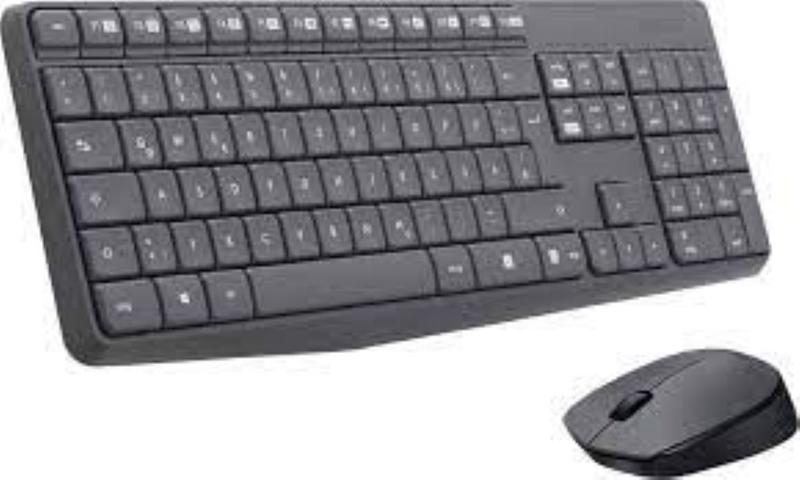 Kit de teclado e mouse sem fio Wireless Logitech MK235 - Kit Teclado e ...