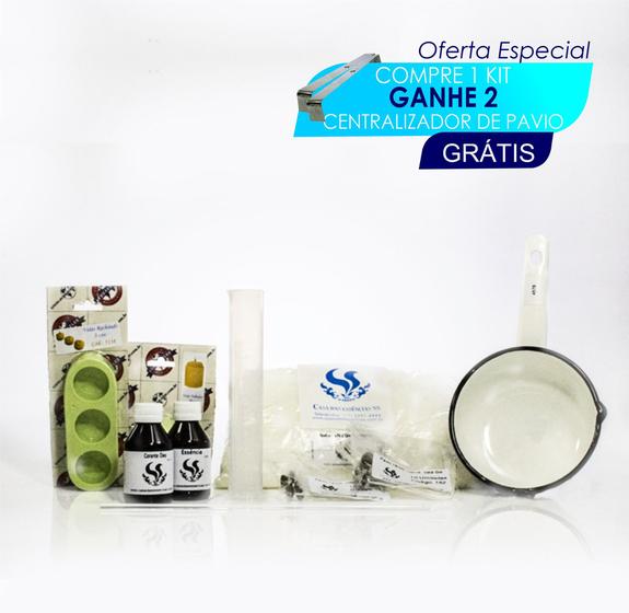 Kit de Velas para Iniciantes completo (Faça suas proprias Velas ...