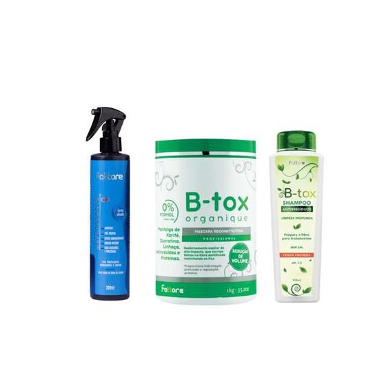 Kit Defrizante Spray 300ml Fattore + Botox Sem Formol 1kg - Kit de ...