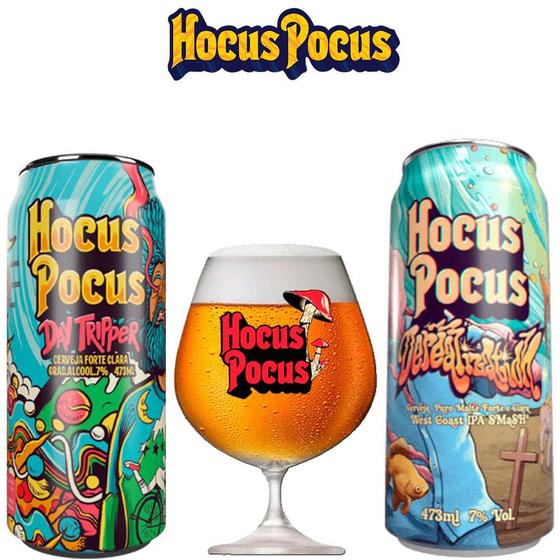 Kit Degustação Hocus Pocus com 2 Latas e 1 Taça - Cerveja - Magazine Luiza