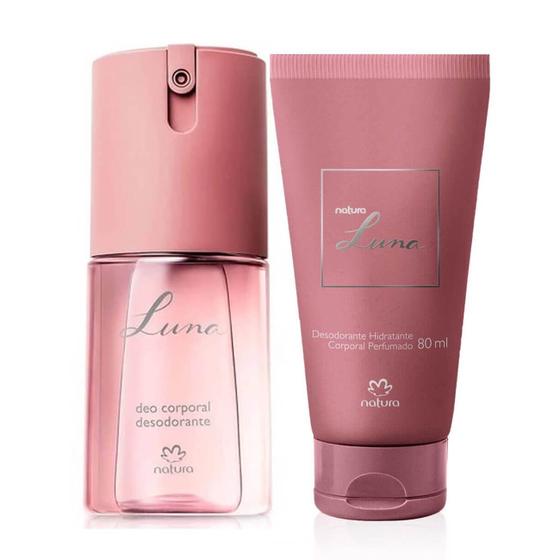 Kit Deo Corporal Luna 100ml + Hidratante Corporal 80ml Natura - Natura ...